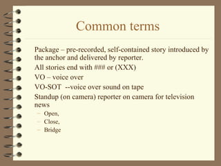Tv news-reporting | PPT