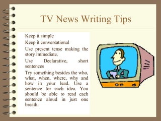 Tv news-reporting | PPT