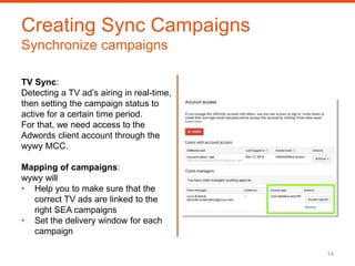 TV Sync: SearchSync Advertising | PPT