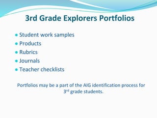 3rd grade explorers | PPT