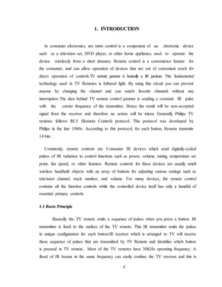 TV Remote Jammer | DOCX