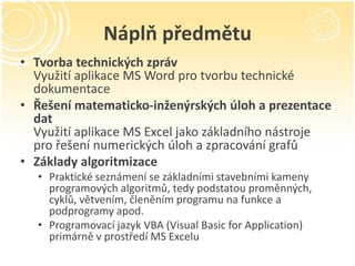 TV kombinovane studium | PPT