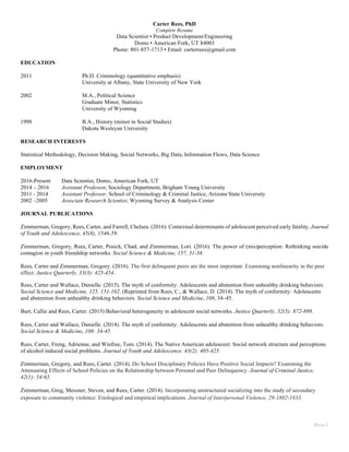 Carter Rees Resume | PDF