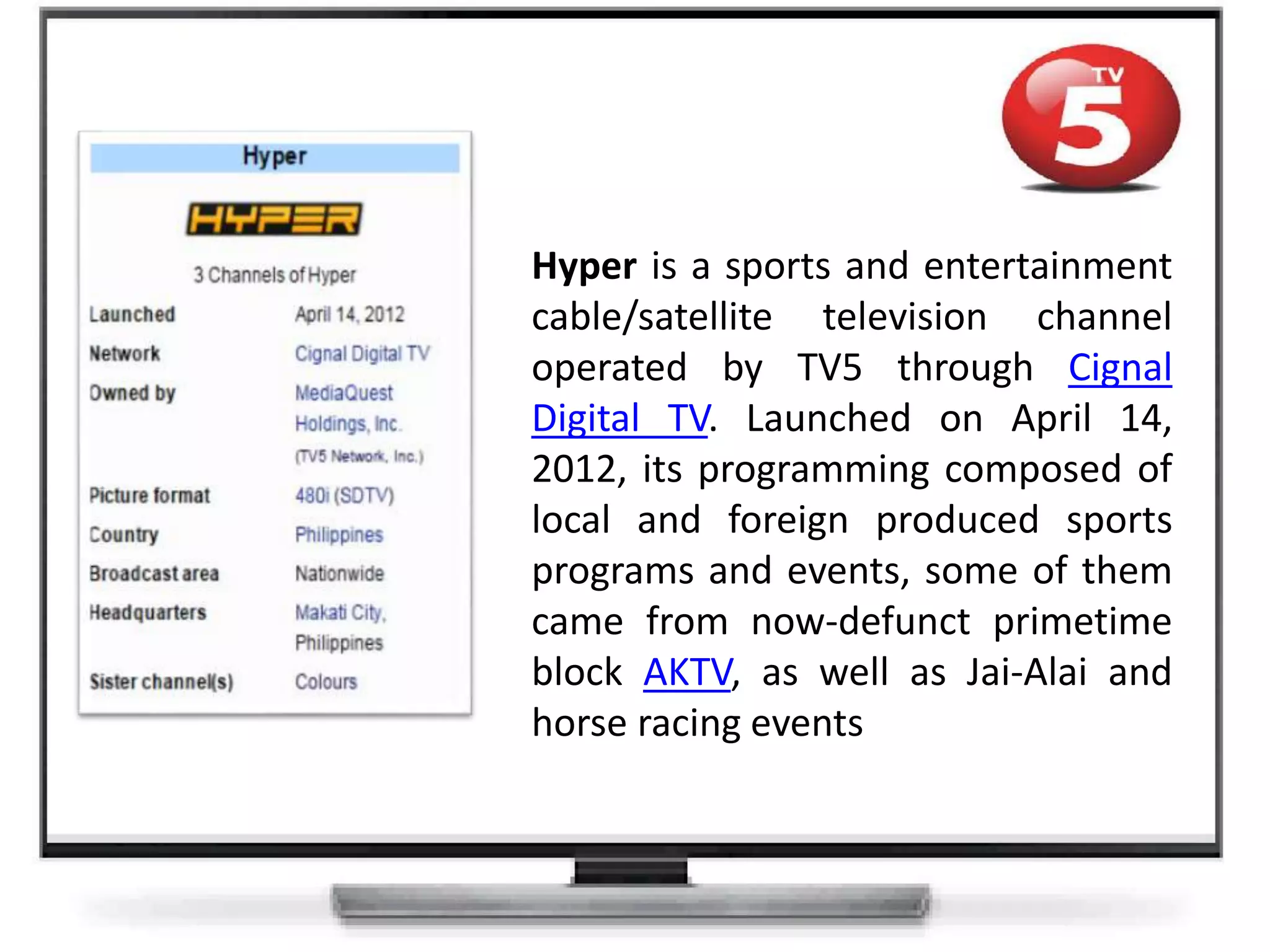 Tv5 Philippines | PPTX