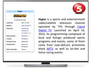 Tv5 Philippines | PPTX