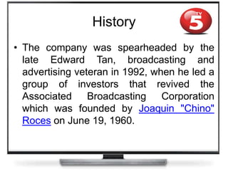 Tv5 Philippines | PPTX