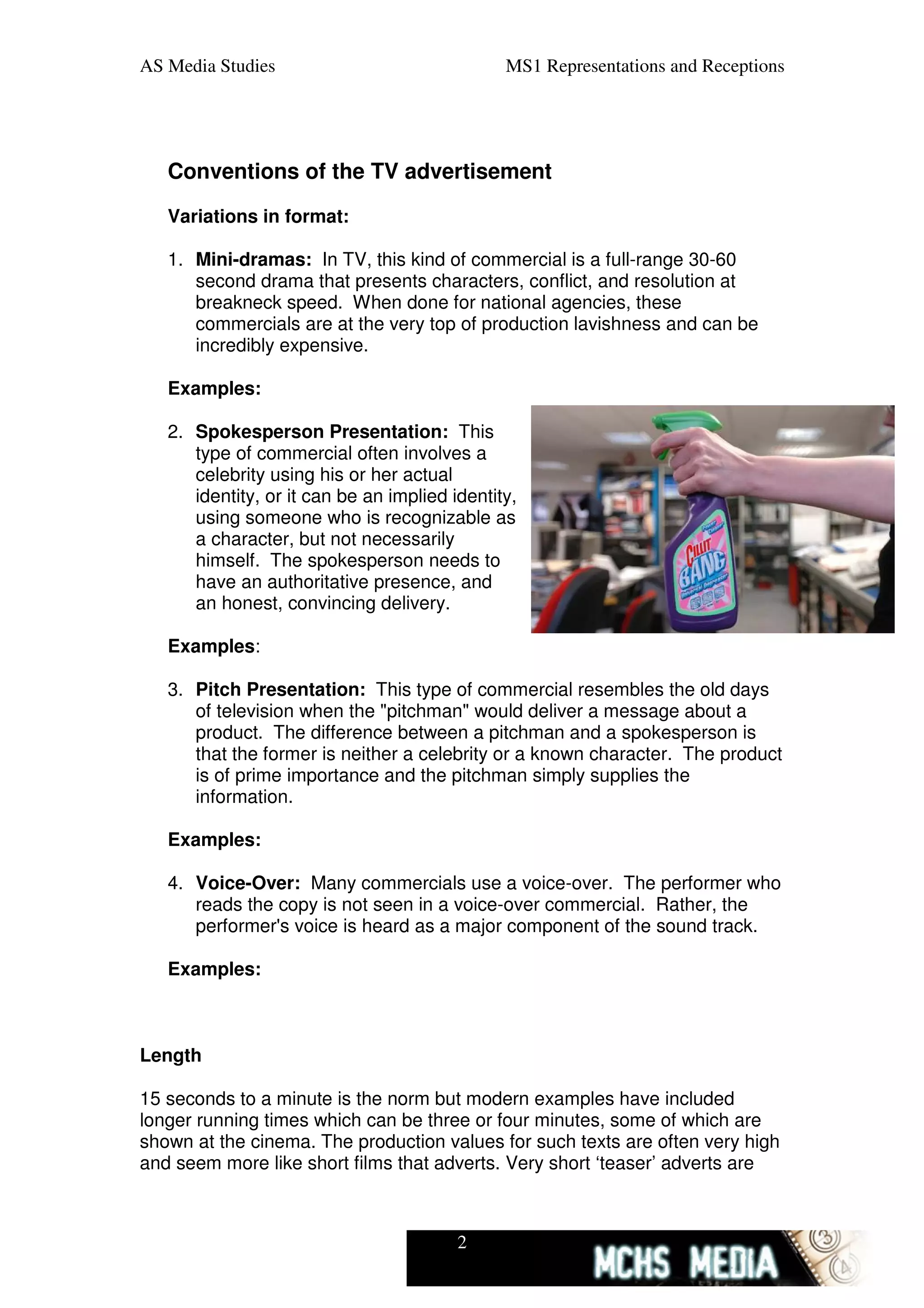 Tv advertising case study | PDF