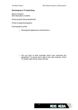 Tv advertising case study | PDF