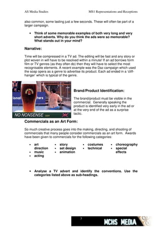 Tv advertising case study | PDF