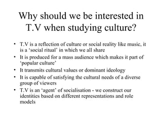 Tv and popular culture | PPT