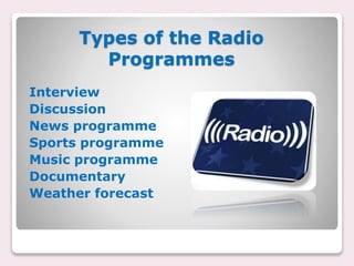 TV and Radio | PPT