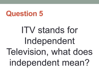 TV Audience Research | PPTX
