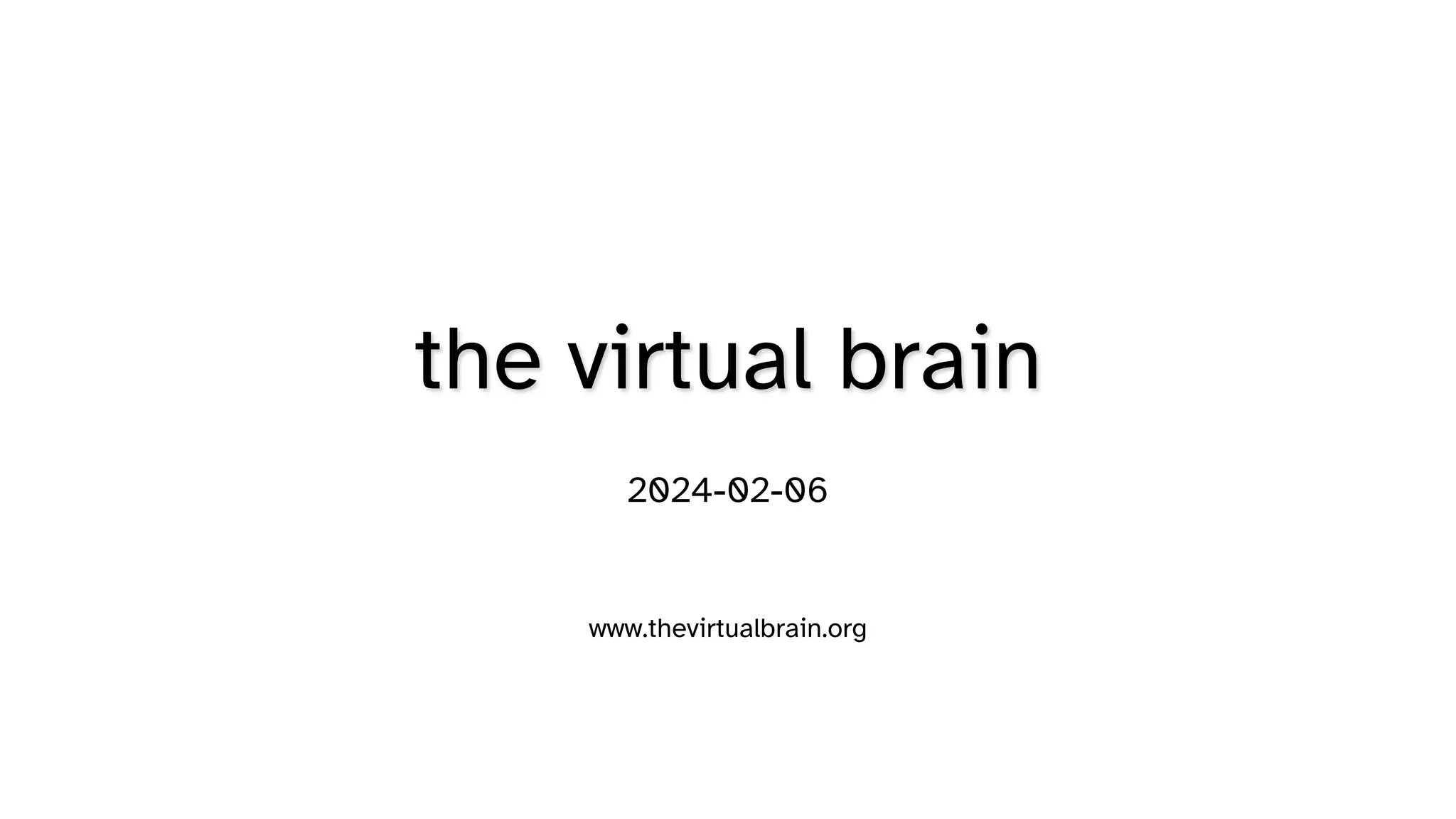 The virtual brain: an introduction and 3 clinical examples | PPT