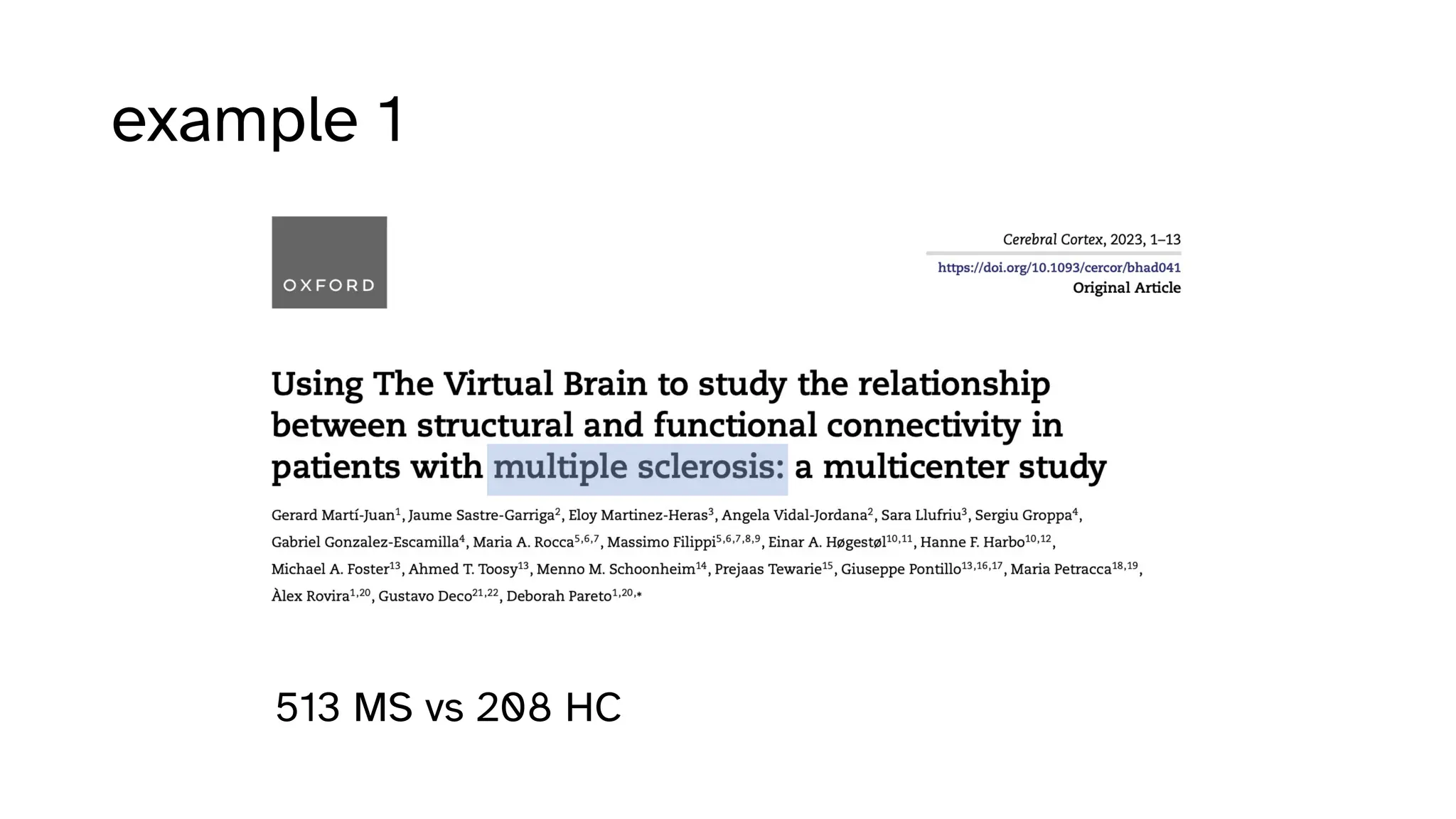 The virtual brain: an introduction and 3 clinical examples | PPT | Free ...
