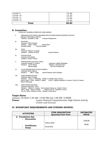 Activity Design | PDF