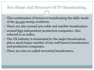 Tv broadcasting | PPTX