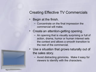 Basic TV Ad Production | PPT | Cameras and Camcorders | Consumer ...