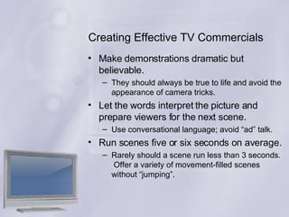Basic TV Ad Production | PPT | Cameras and Camcorders | Consumer ...