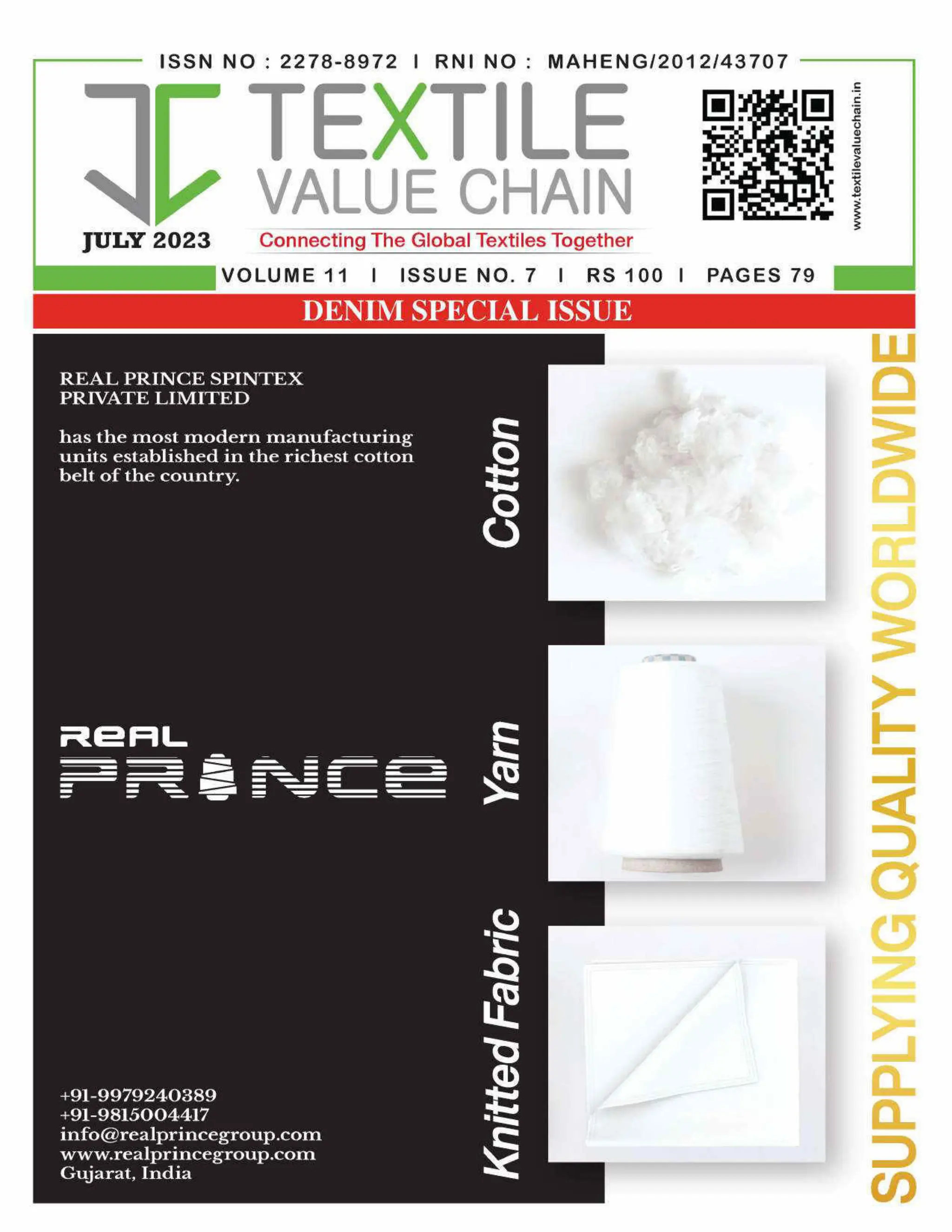 Textile Value Chain- July 2023 | PDF