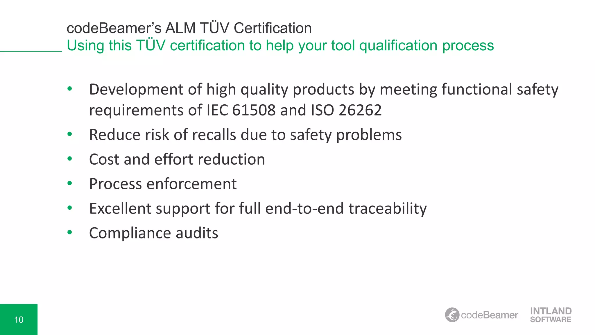 TÜV Certification: Simplify Tool Qualification for safety-critical ...