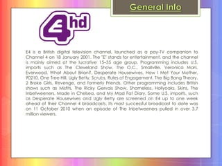 TV Channels and Audiences | PPTX