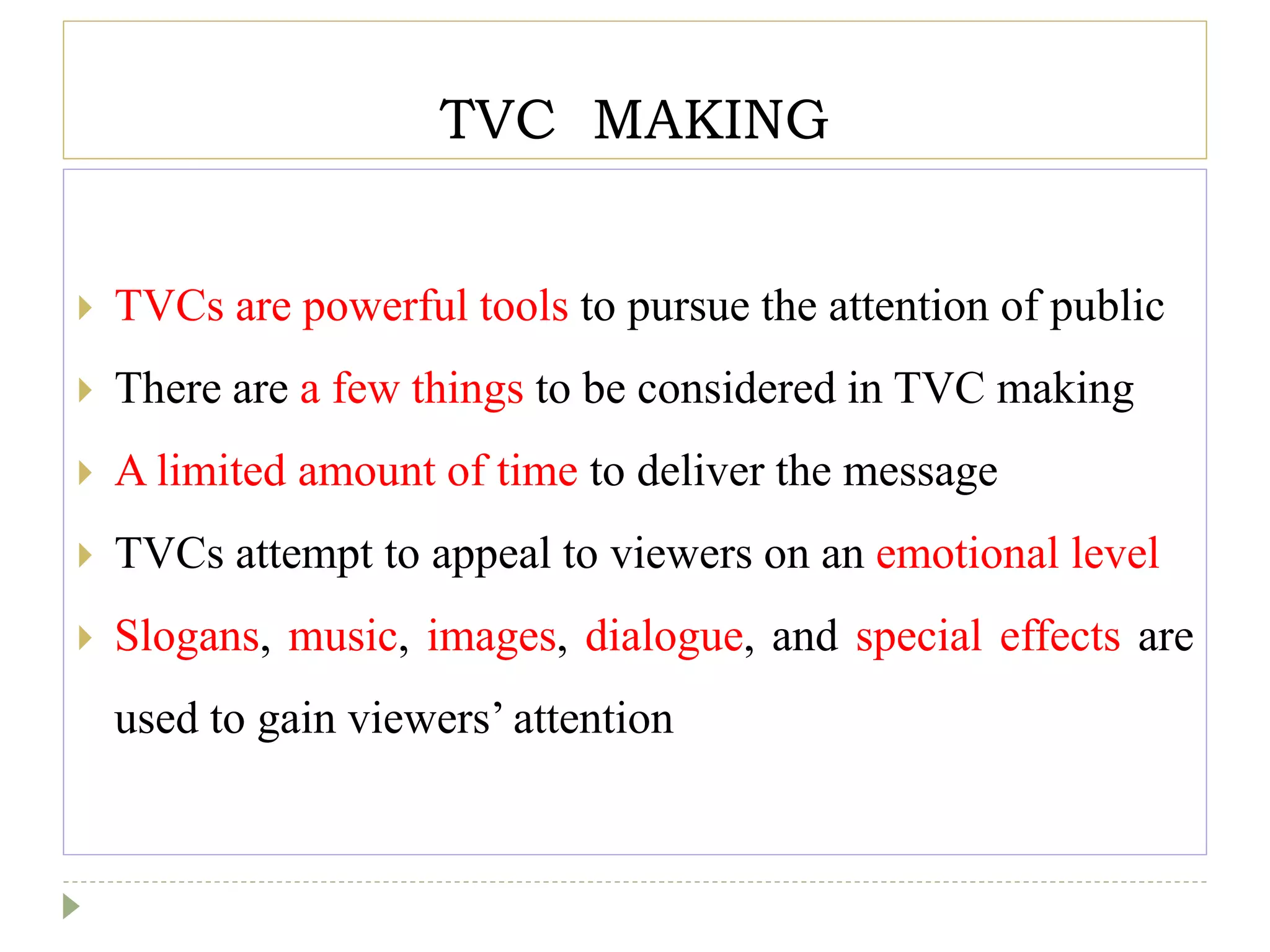 Tvc production converted | PDF