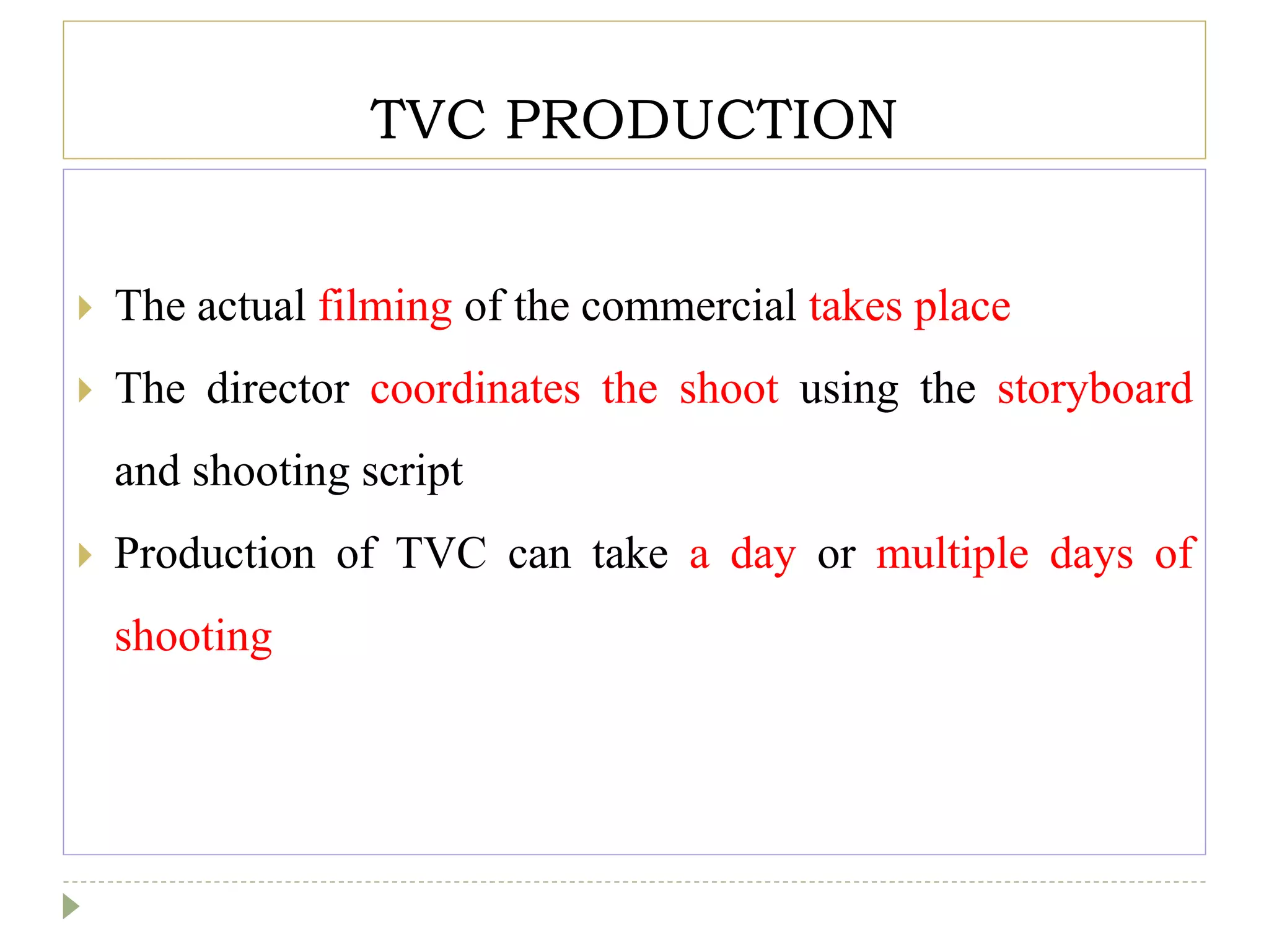 Tvc production converted | PDF