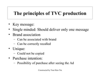 Tvc production process | PDF