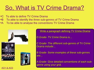 Tv crime drama v2 | PPT