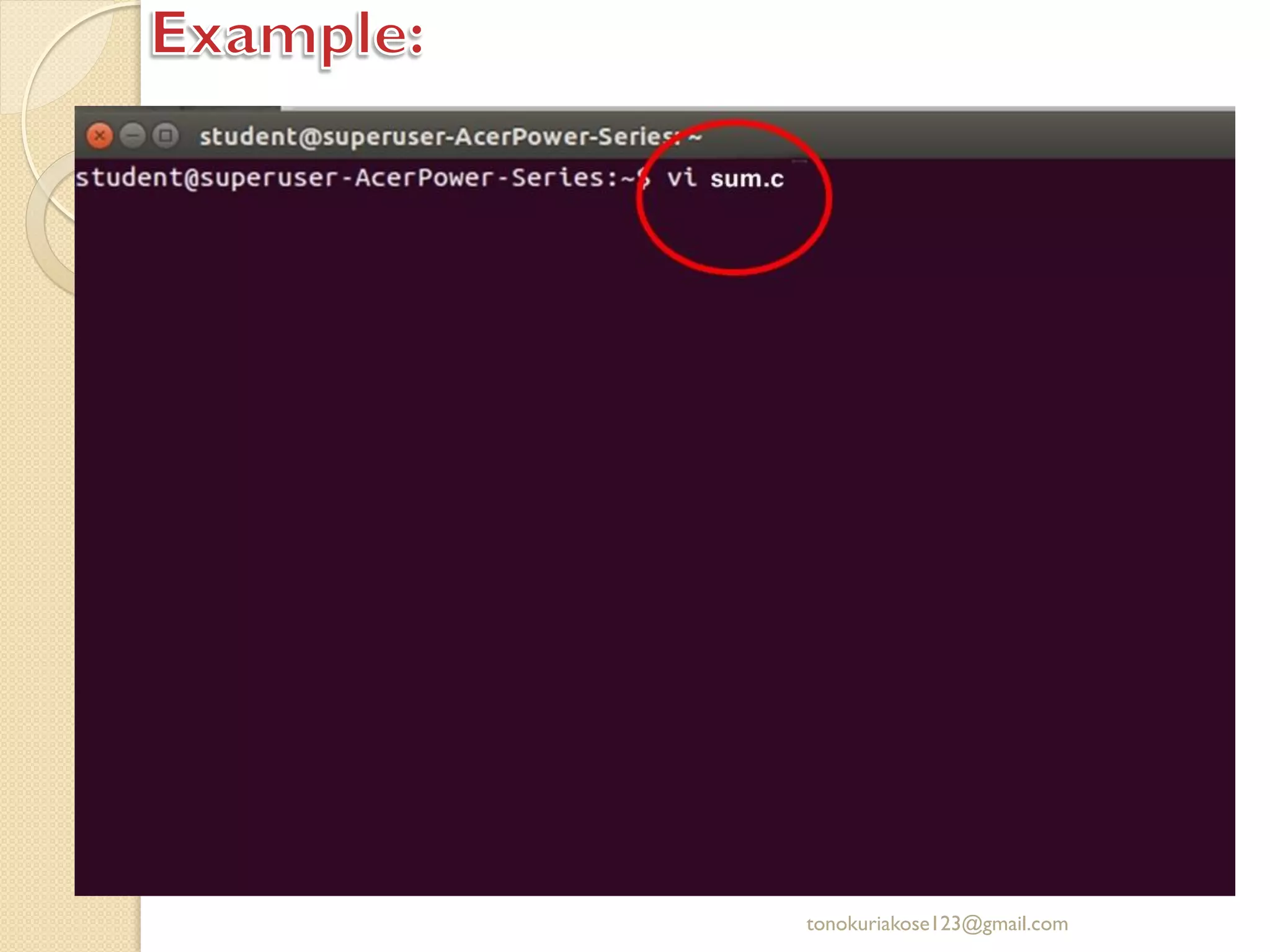Vi Editor Linux Editors Ppt 