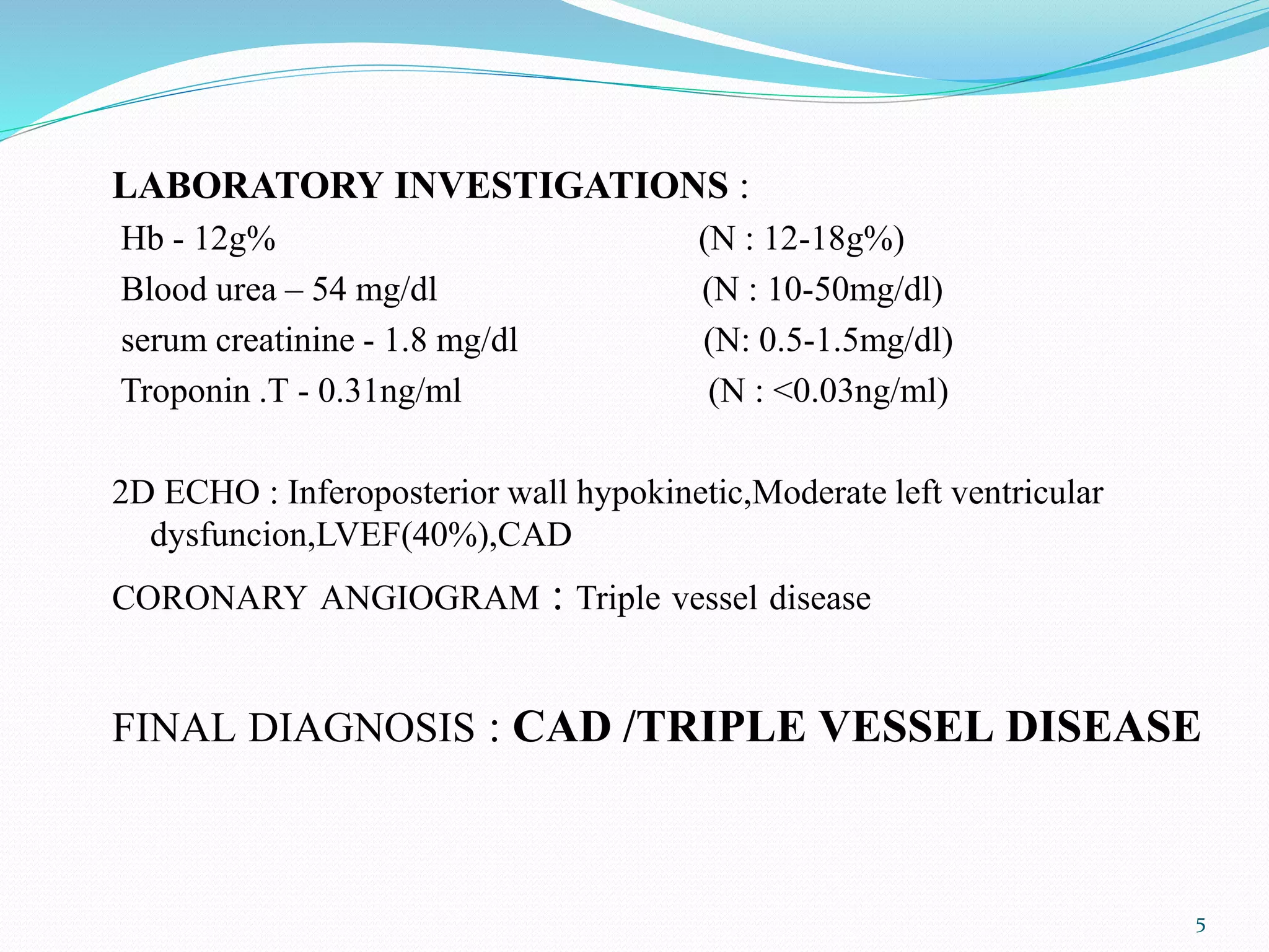 Coronary artery disease-Triple vessel disease | PPTX