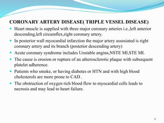 Coronary artery disease-Triple vessel disease | PPTX