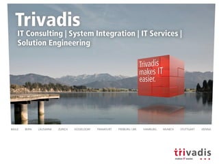 Trivadis Company Presentation - english | PDF
