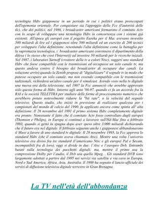 Televisione Digitale - Nuovi Media | PDF