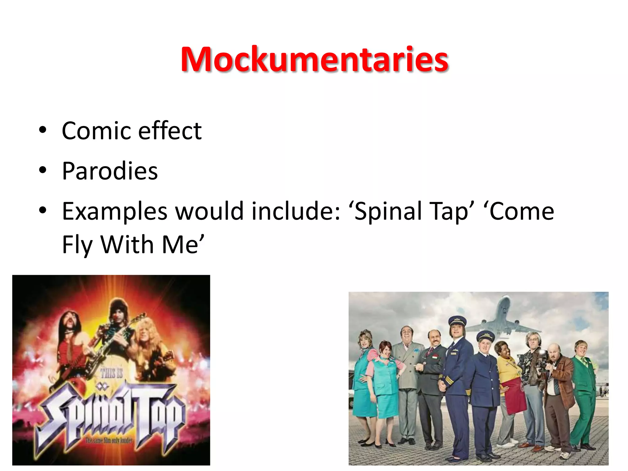 Tv documentaries styles and influences | PPTX | Documentary | Genres