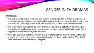 Representation of Gender in TV Dramas | PPTX