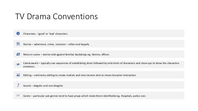 TV Drama Codes and Conventions