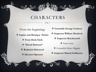 Murdoch Mysteries | PPT