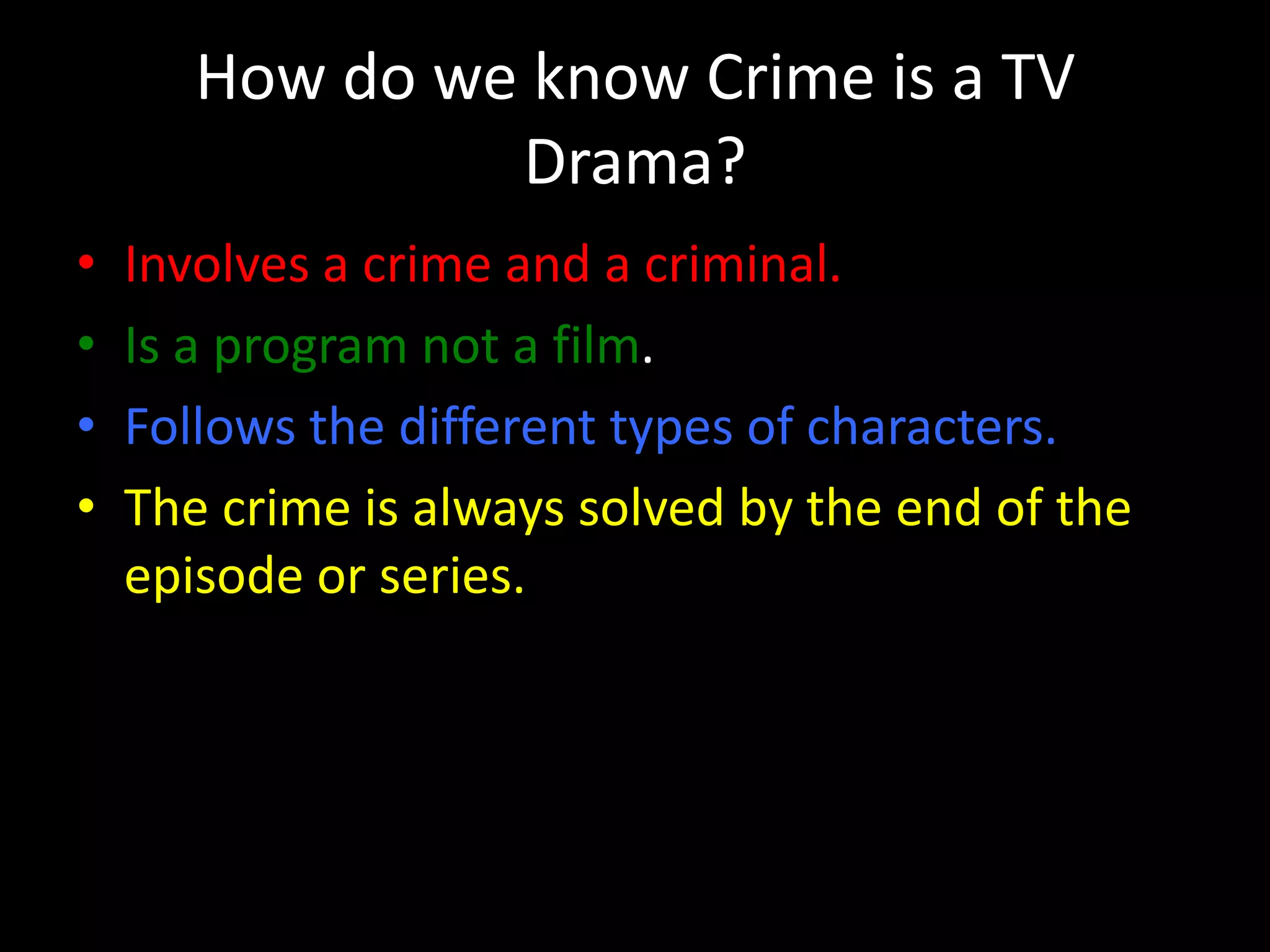 Tv drama presentation | PPT