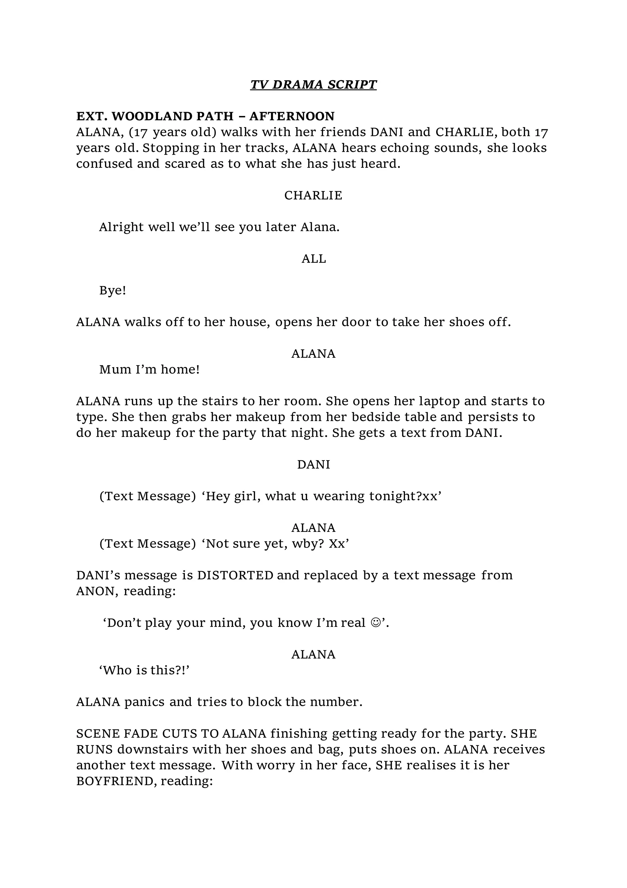 Tv drama script (1) (1) | PDF