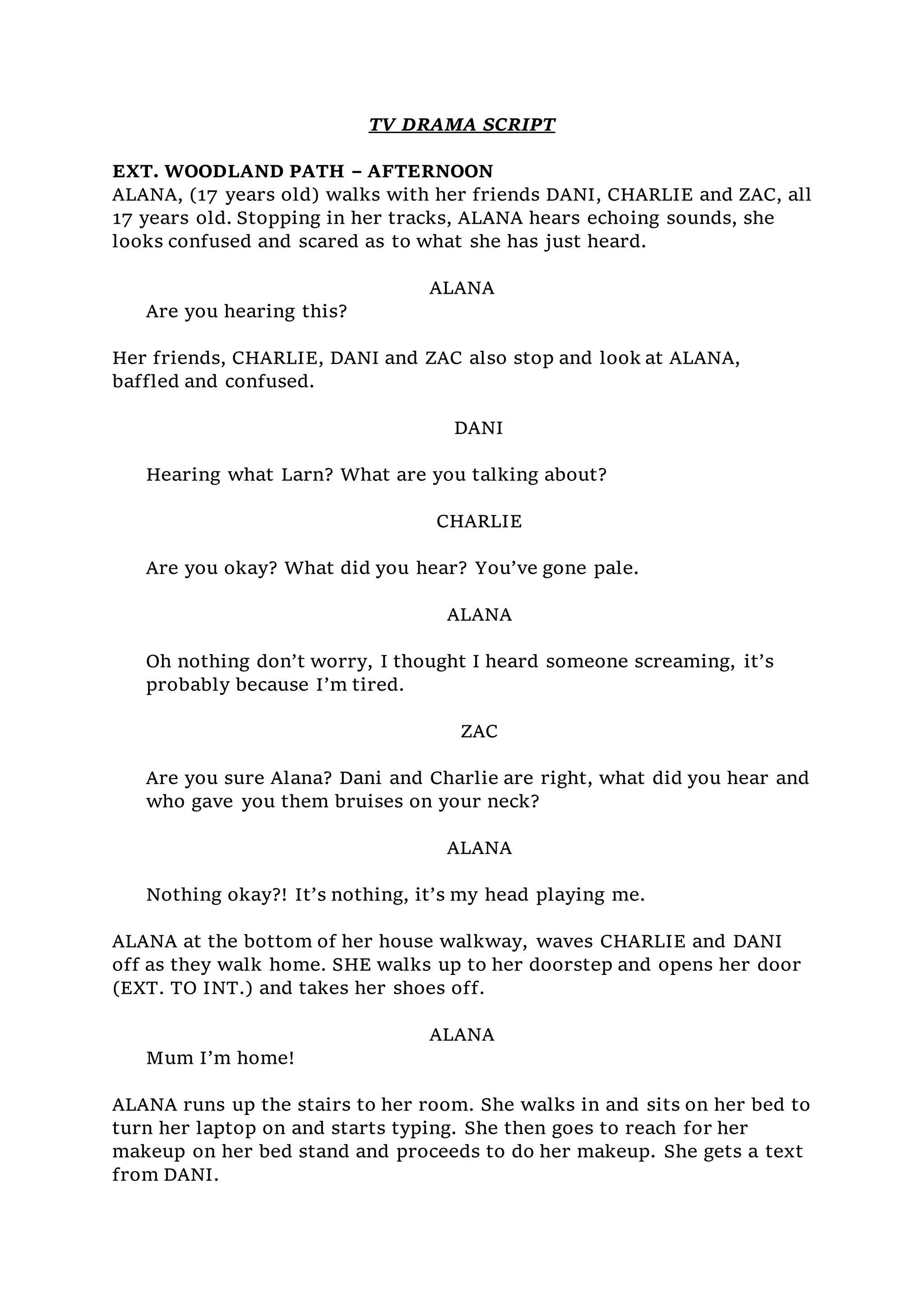 Tv drama script (1) (1) (1) | PDF