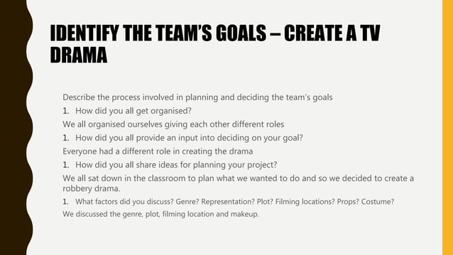 Tv drama teamworkskills powerpoint | PPT