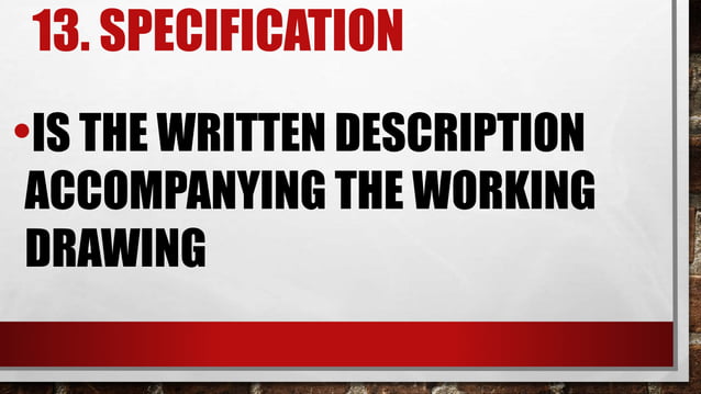 Draft Ceiling Plan_Technical Terms | PPTX