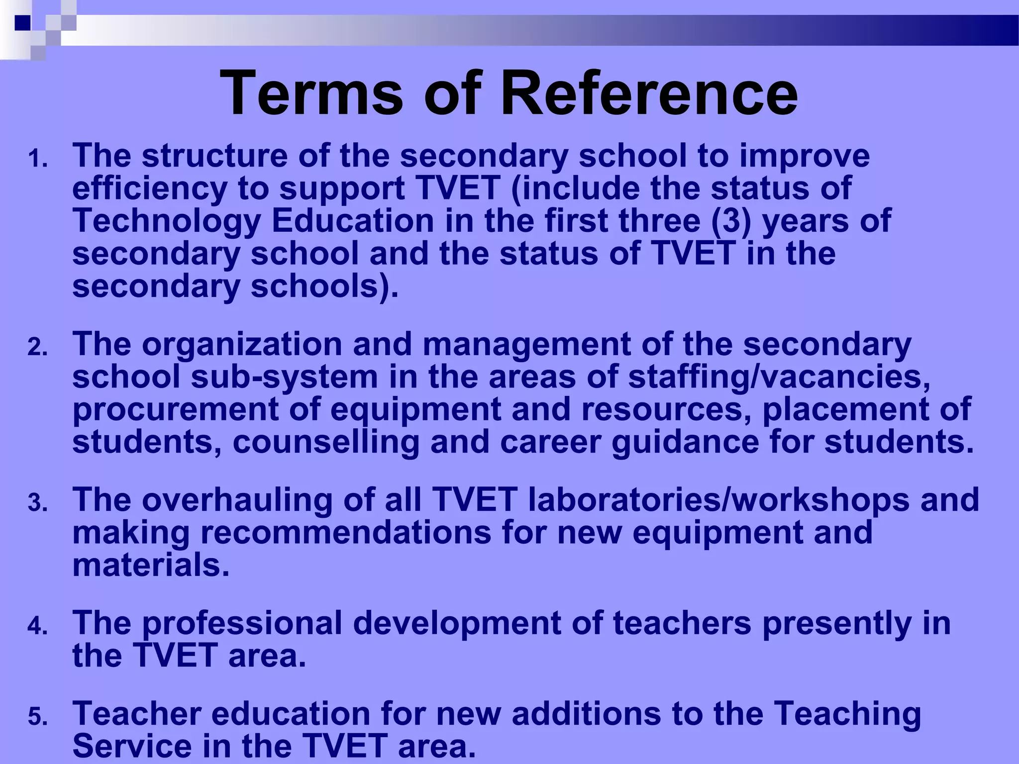 Final Report of the Cabinet Appointed Committee - Implementation of the ...