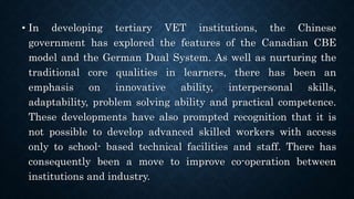 Tvet In China | PPTX