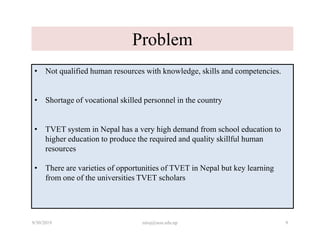 TVET in Higher Education in Nepal: Opportunities and Challenges | PDF