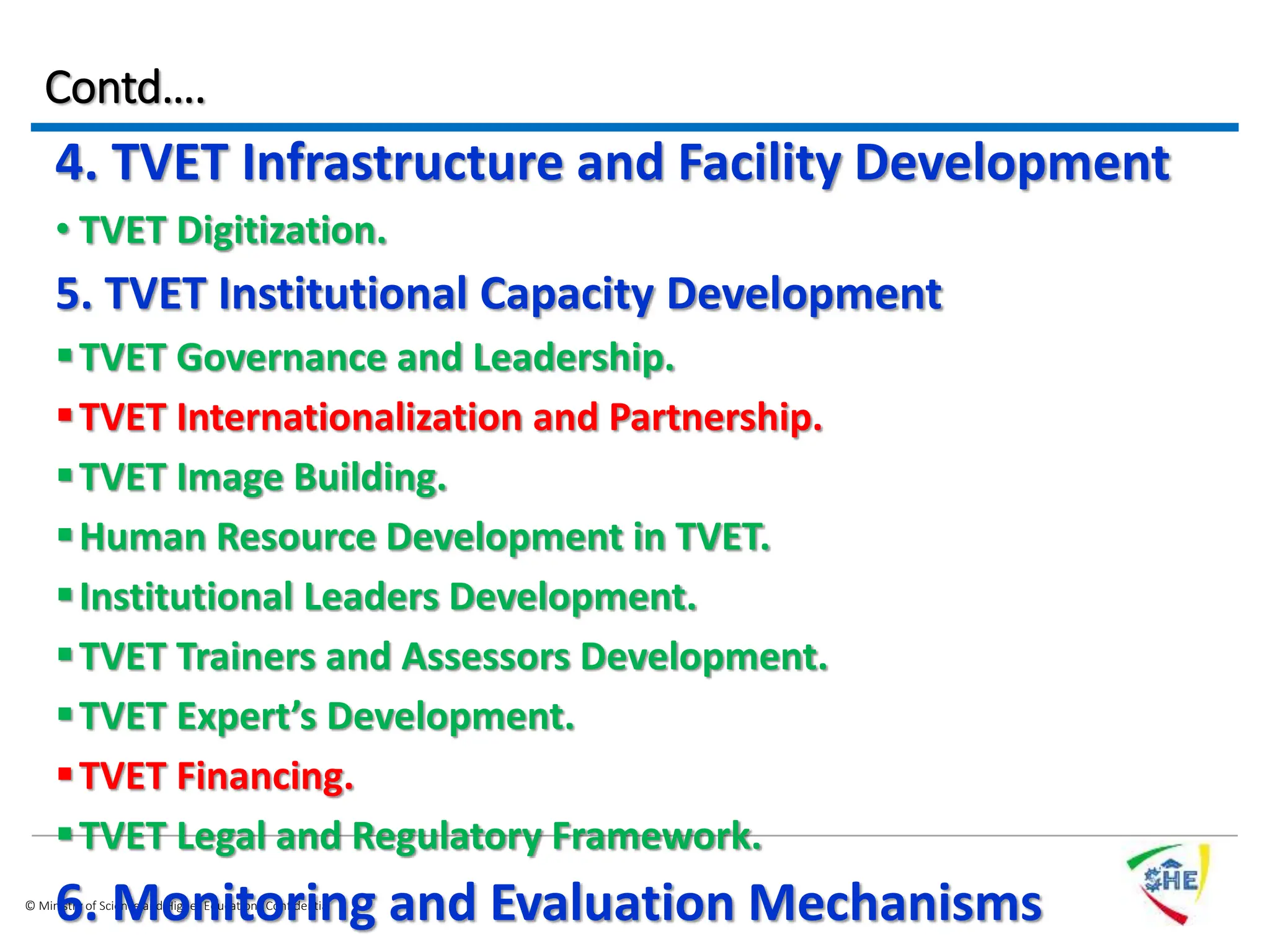 TVET Policy and Strategy on Core point ppt | PPT