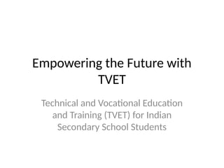 TVET_Program_Secondary_ABM_HRDC_NKN_PYDC | PPTX