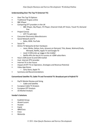 TV Evolution: IPTV, Hybrid TV and Over The Top (Internet) TV | PDF