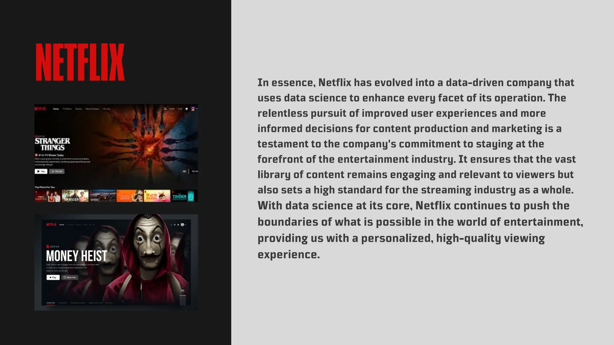 Applications of Data Science in Netflix | PDF